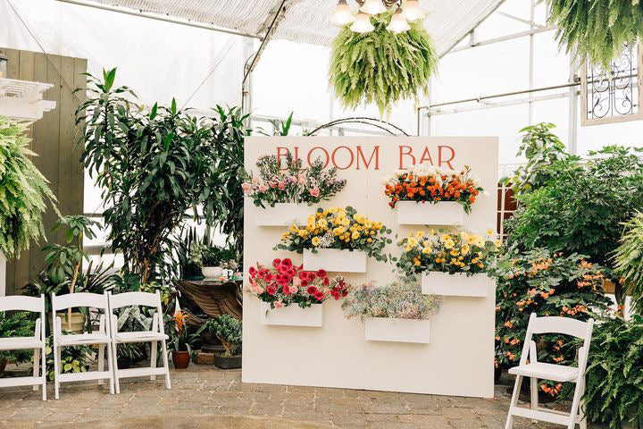 7x7 flower box wall rental – Made From Holm